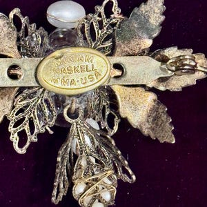 Repurposed Miriam Haskell Brooch Set: Pools of Light Pins - Etsy