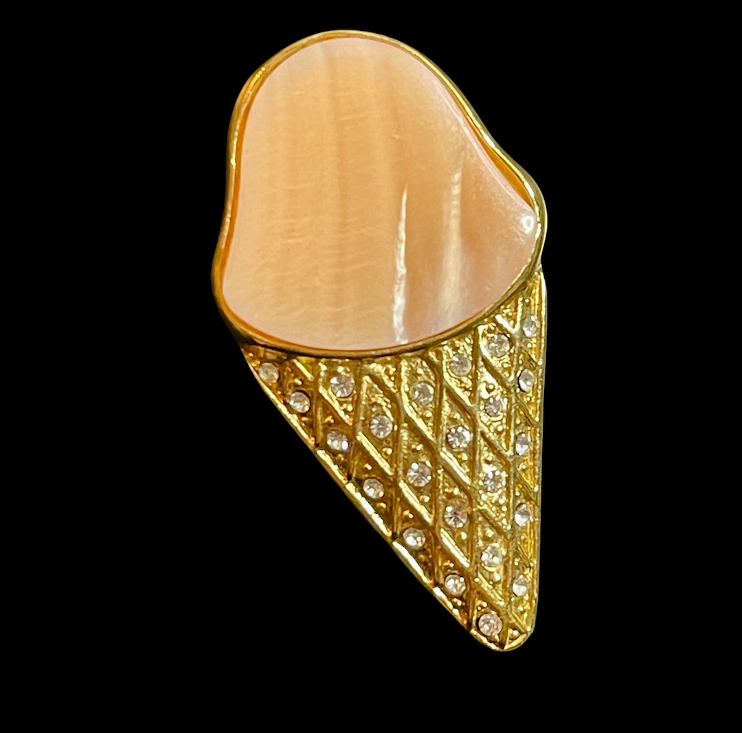 BUTLER, Ice Cream Cone Pin - 1980's Fun! - Etsy