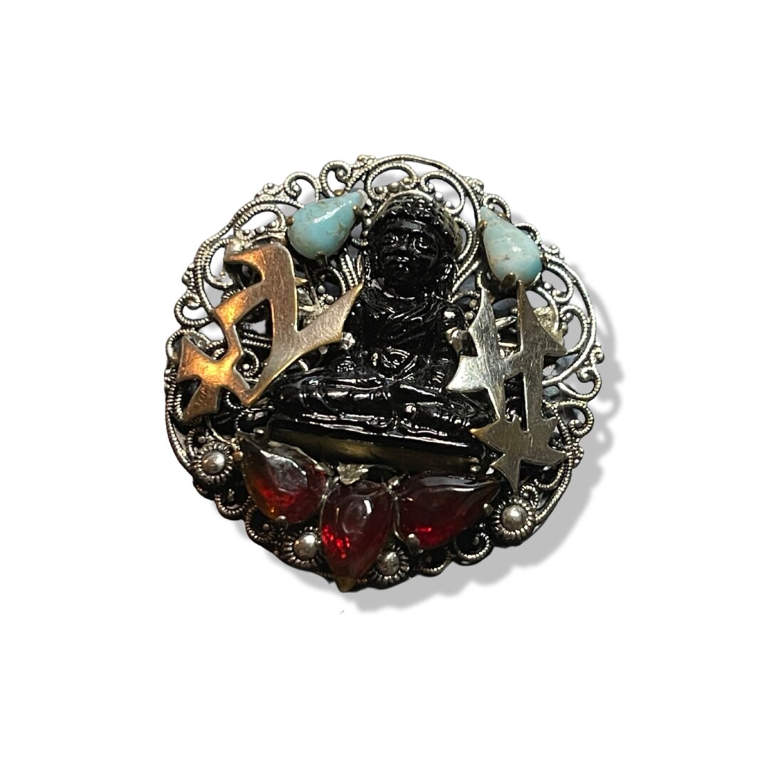 NEIGER BROS BROOCH Pin. Vintage Art Deco. Chinese Brooch Vintage ...