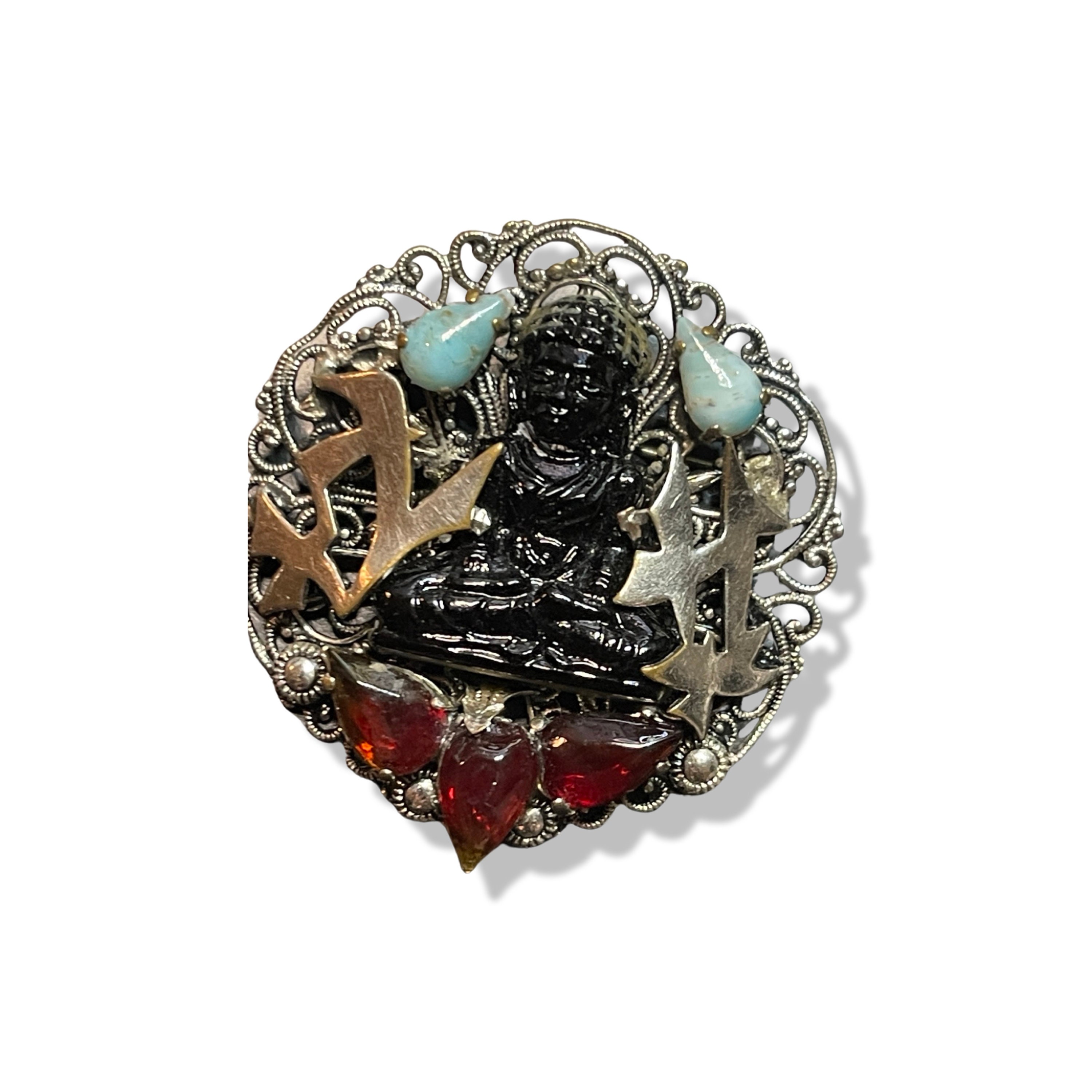 NEIGER BROS BROOCH Pin. Vintage Art Deco. Chinese Brooch Vintage ...