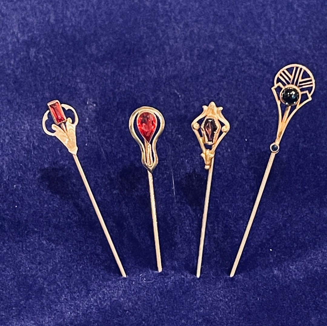 ART DECO STICK Pins Are Making a Strong Comeback. in Quiet Good Taste ...