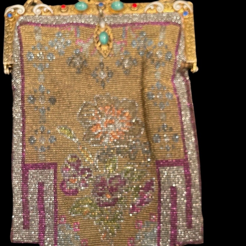 Antique Beaded Purse - Etsy