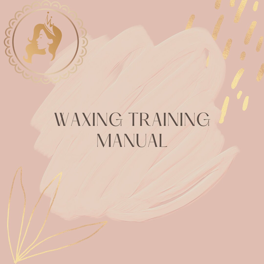 Waxing Training Manual - Etsy