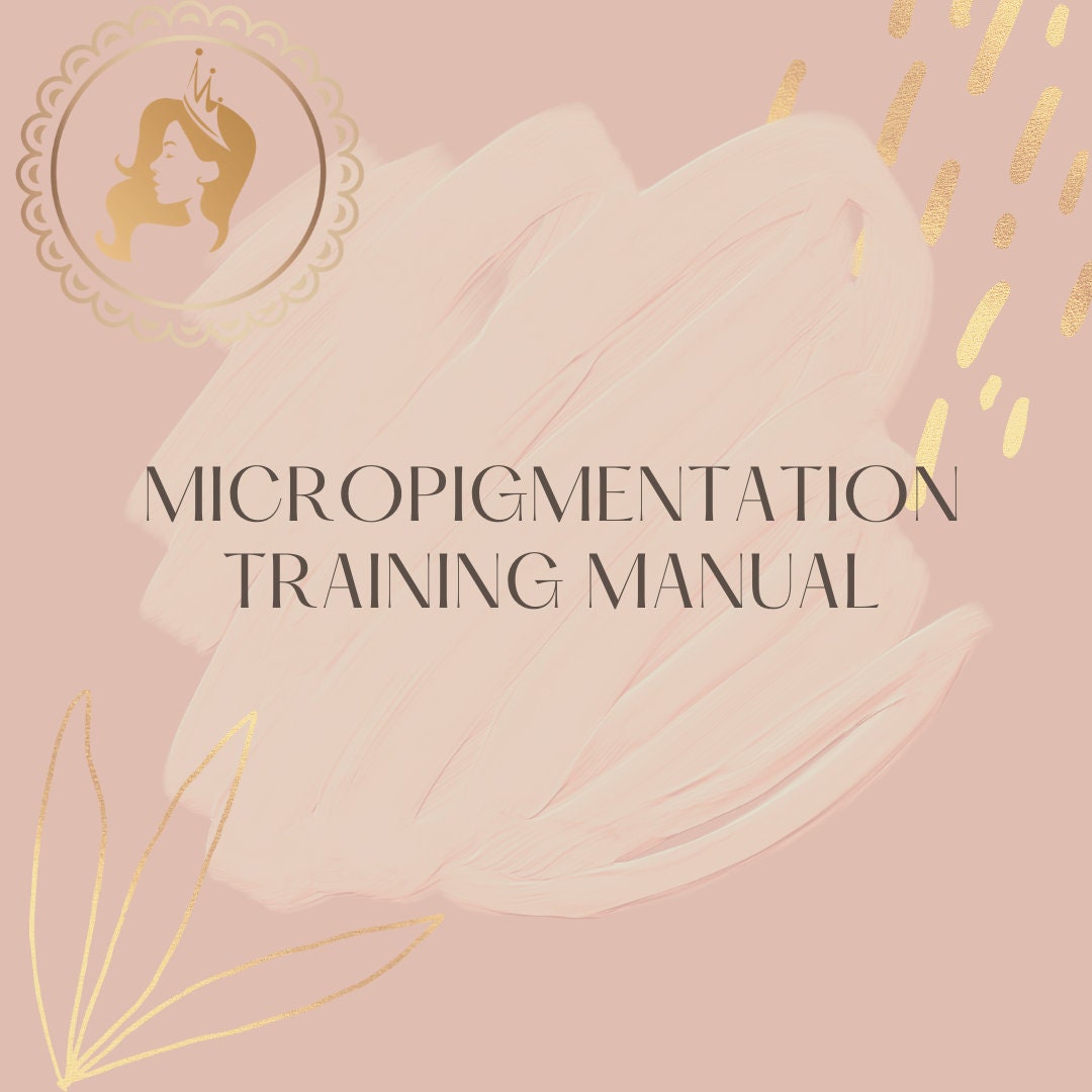 Editable Micropigmentation Training Manual - Etsy