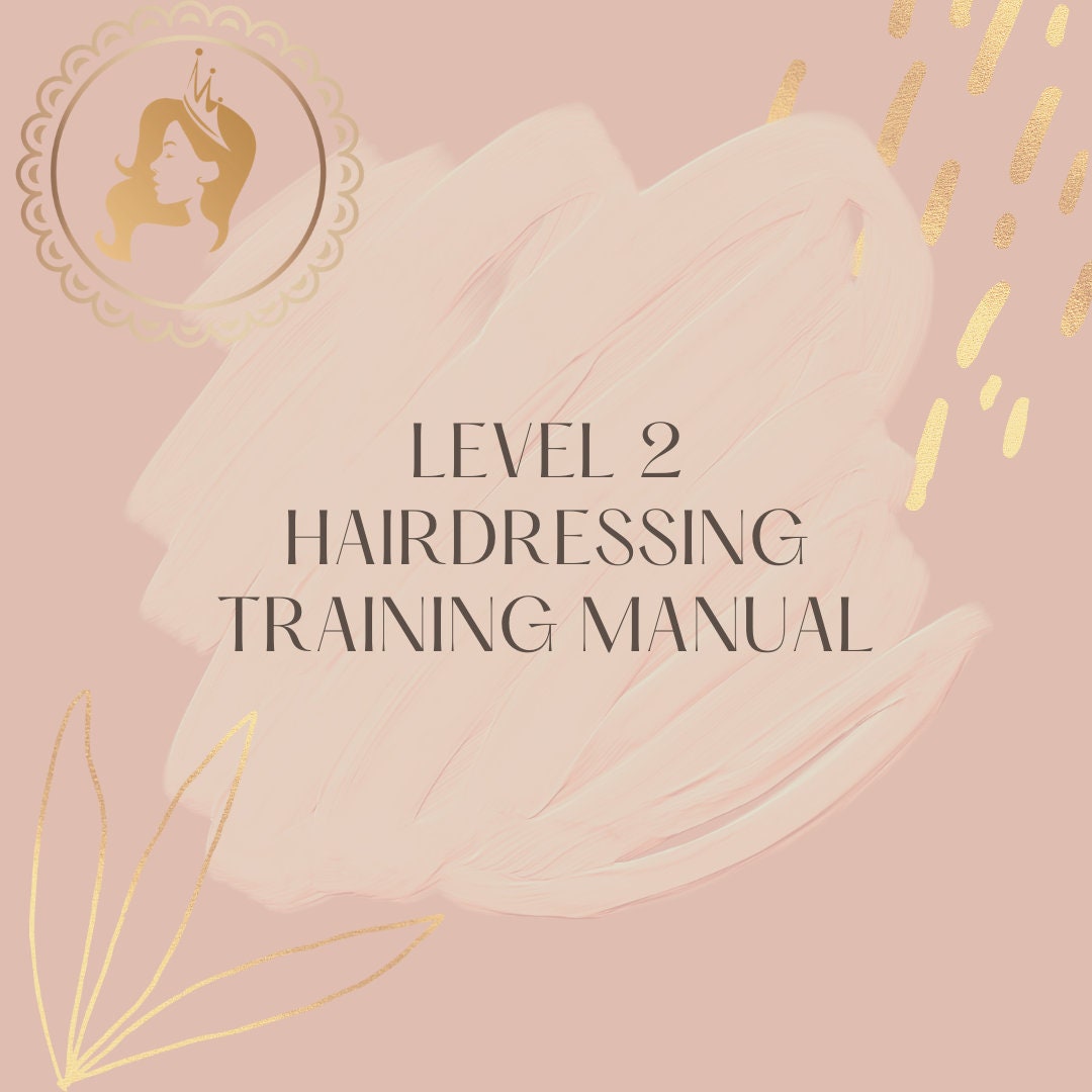 Editable Level 2 Hairdressing Training Manual - Etsy UK