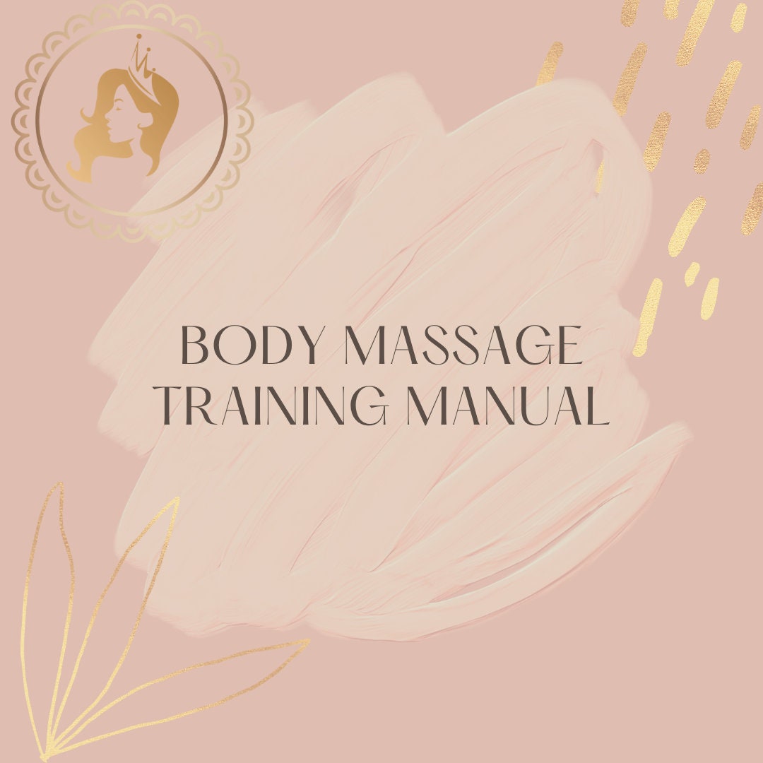 Body Massage Training Manual - Etsy