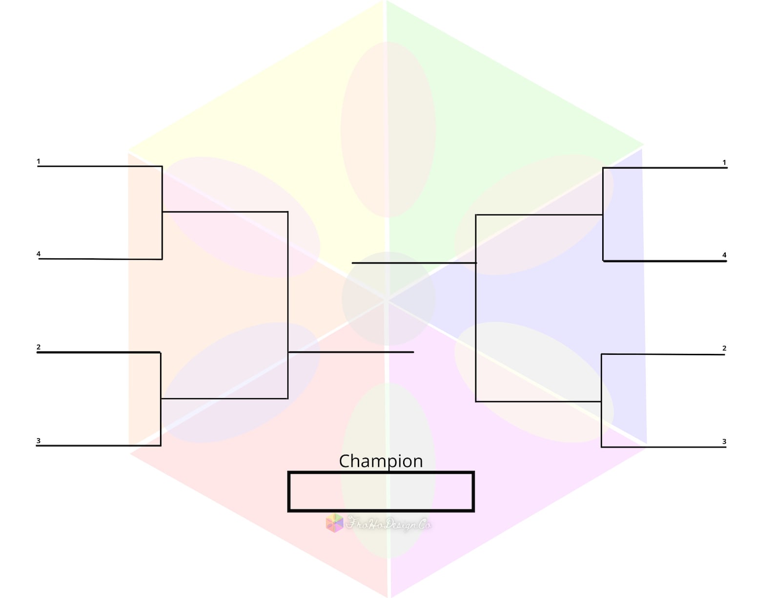 Printable Tournament Brackets Bundle -- 8, 16, 32, 64 Team Bundle ...