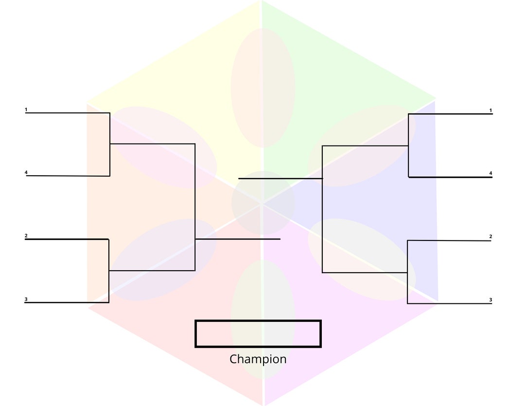 8 Team Tournament Bracket Kids Sports Party Games Family Game Night ...