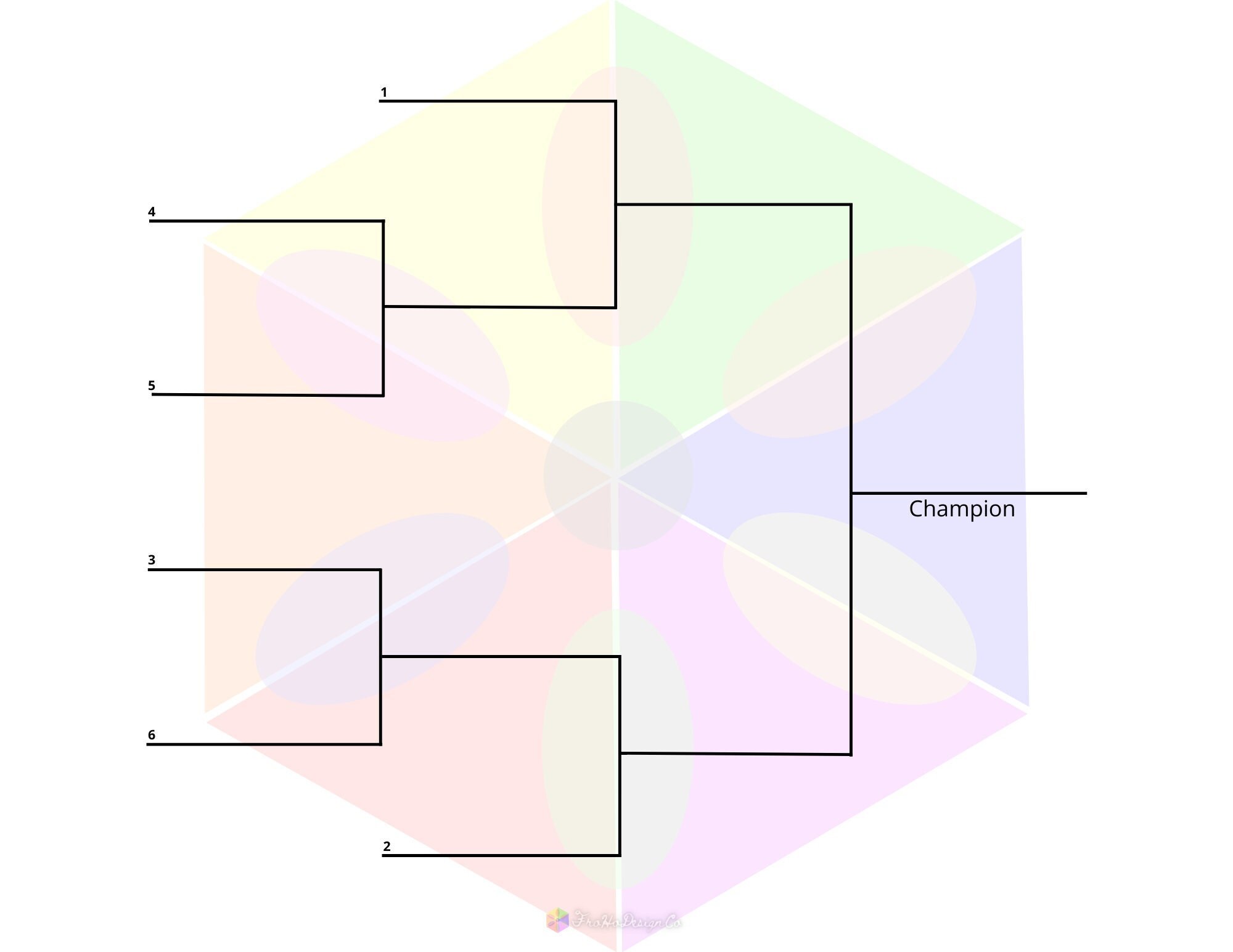 6 Team Tournament Bracket -- Kids Sports -- Party Games -- Family Game ...