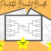 Printable Tournament Brackets Bundle -- 8, 16, 32, 64 Team Bundle ...
