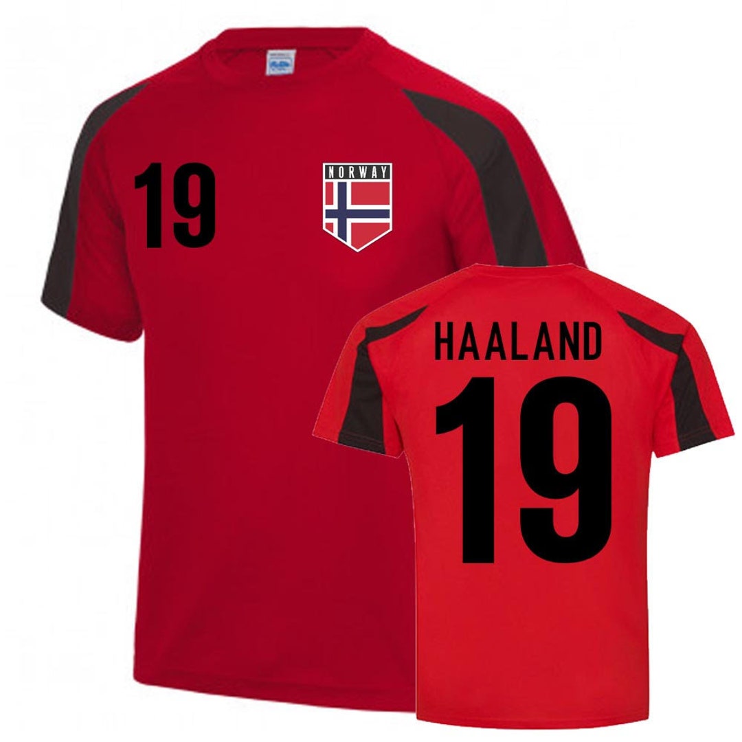 Erling Haaland Norway Sports Training Jersey red - Etsy