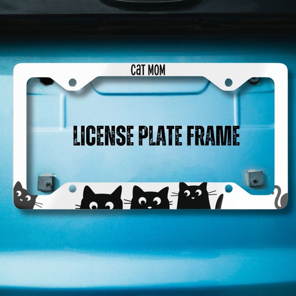 Black Mom License Plate - Etsy