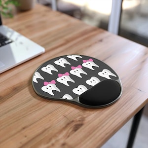Cute Teeth Mousepad, Dentist Mouse Pad With Wrist Rest, Dental Mouse ...