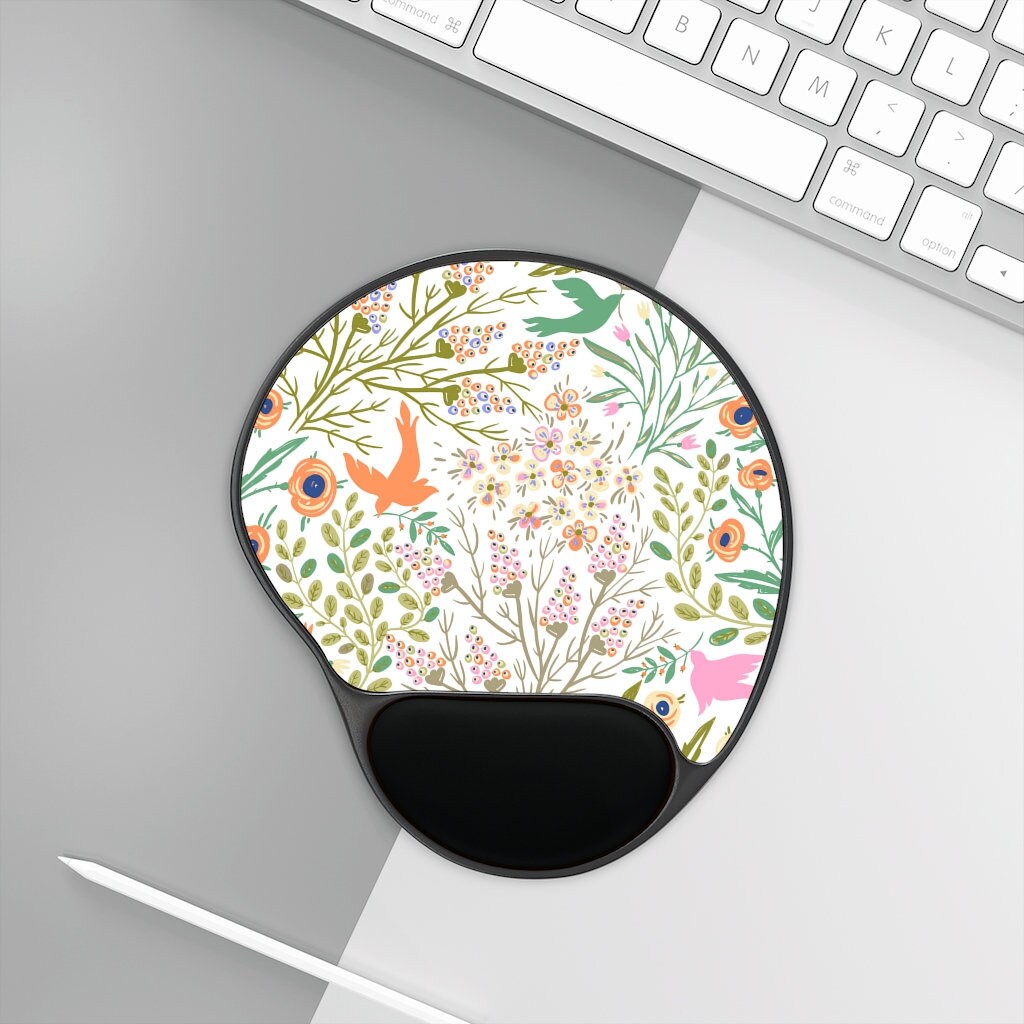 Botanical Garden Mouse Pad With Wrist Rest sold by Dale Hedgehog | SKU ...