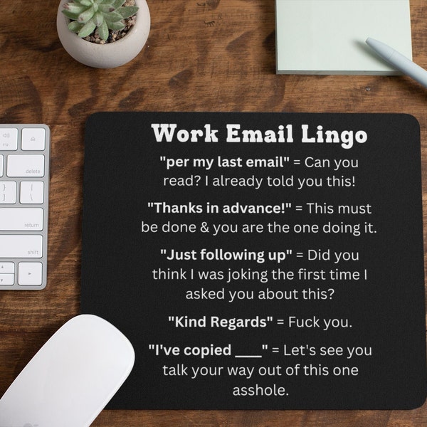 Inappropriate Mousepad - Etsy