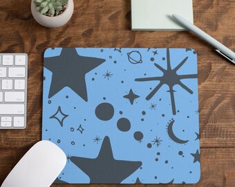 Blue Star Mouse Pad - Etsy