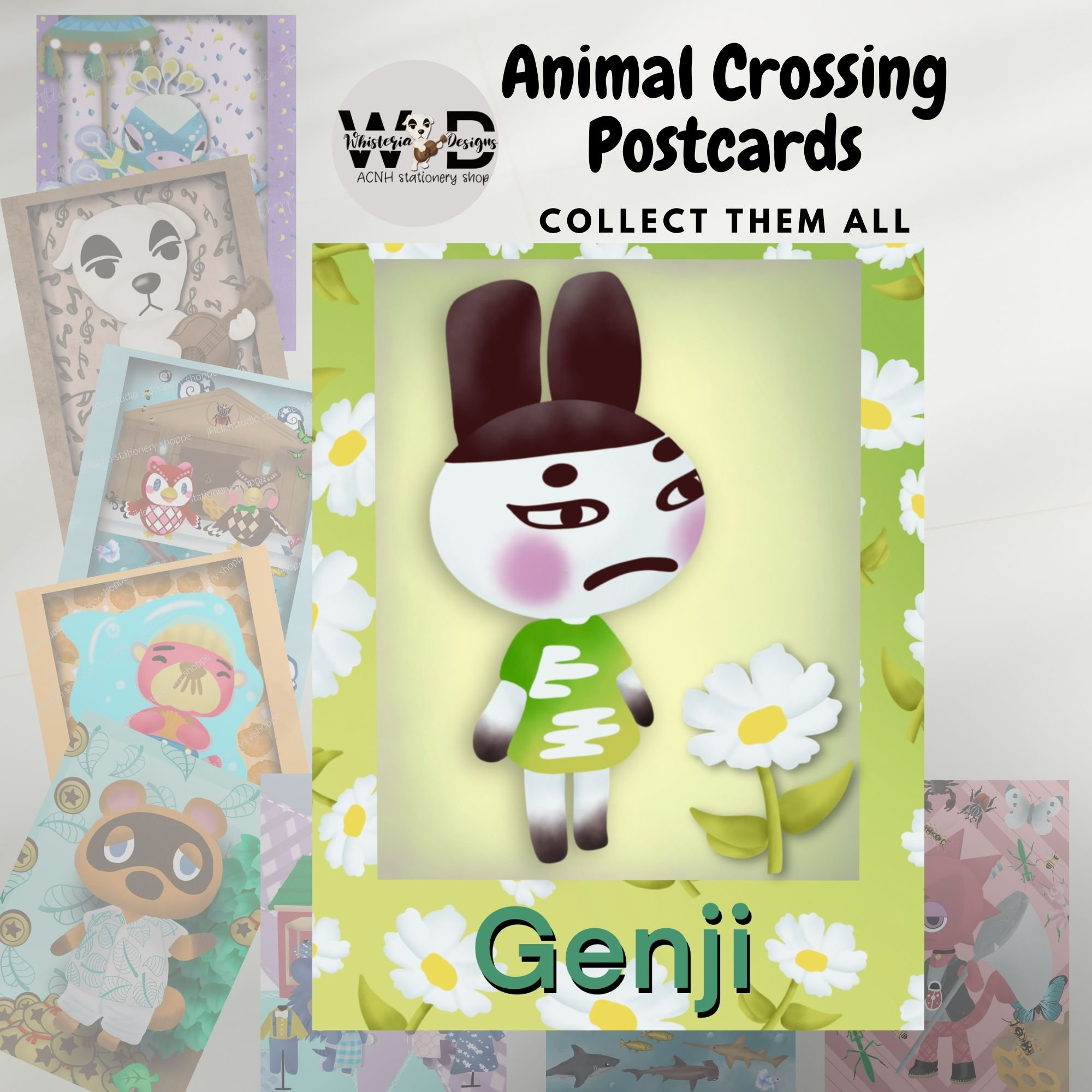 Genji, Animal Crossing, Postcards, Fan Art, Stationery, Prints ...