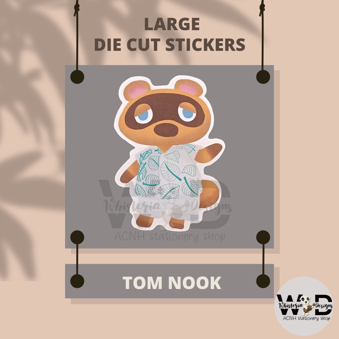 Tom Nook, Animal Crossing Stickers, Die Cut Stickers, Laptop Stickers ...