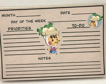 Acnh Daily Checklist - Etsy