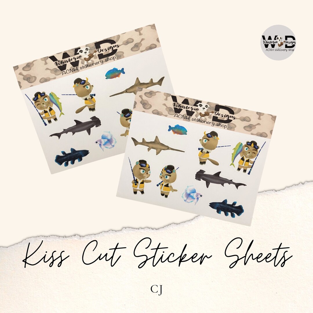 CJ, Animal Crossing, Kiss Cut, Sticker Sheets, Planner Stickers ...