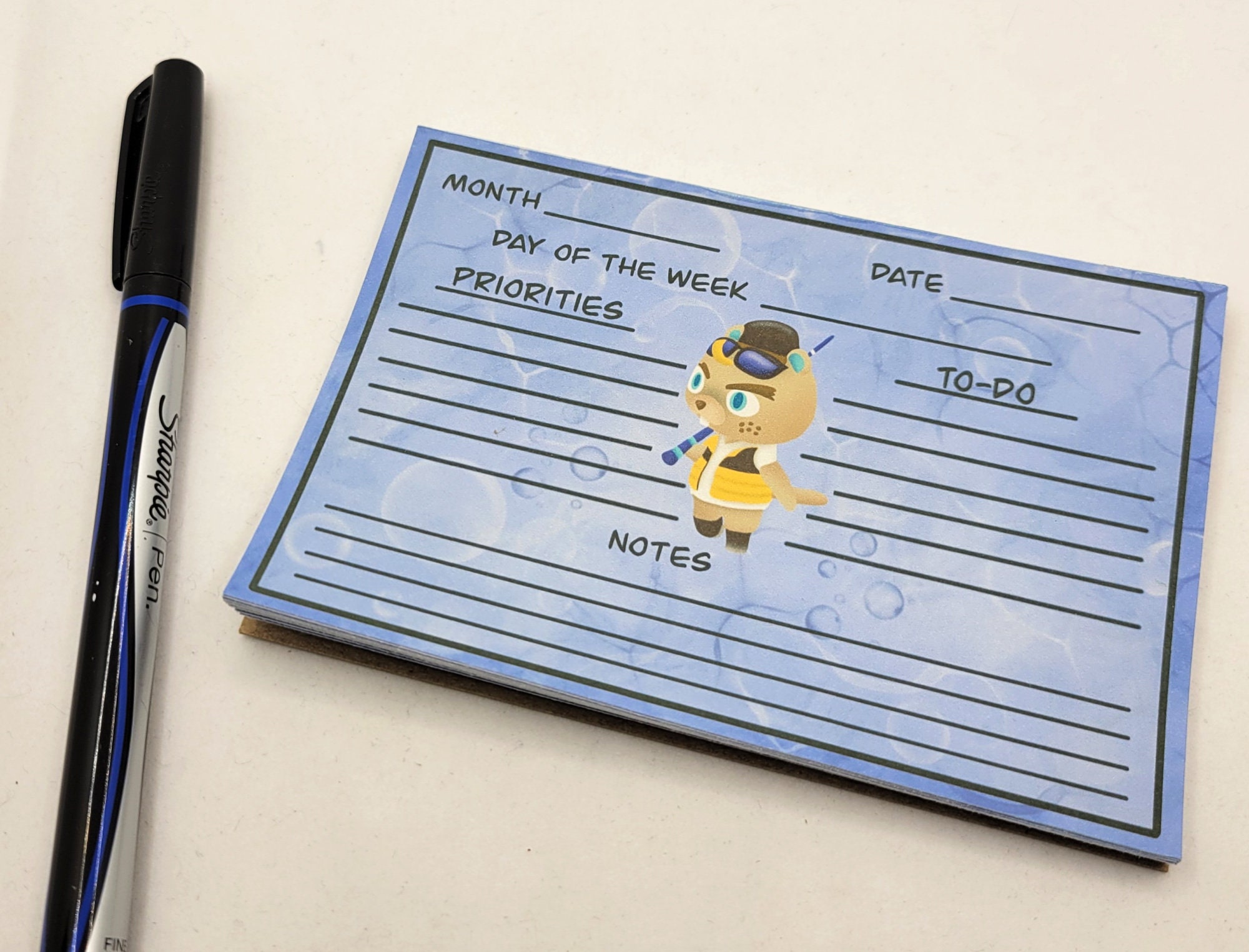 ACNH, CJ, Memo Pads, Notepad, ACNH, Animal Crossing Brewster, Memo ...