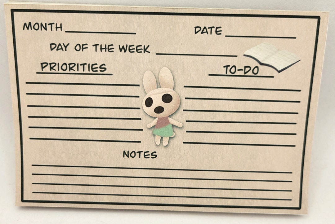 Coco, Memo Pads, Notepad, ACNH, Animal Crossing Brewster, Memo, Paper ...