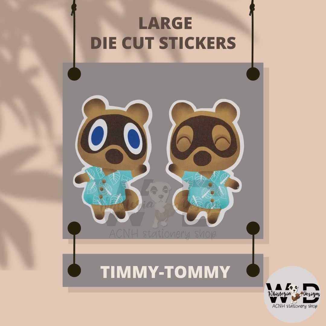 Timmy, Tommy, Animal Crossing Stickers, Die Cut Stickers, Laptop ...