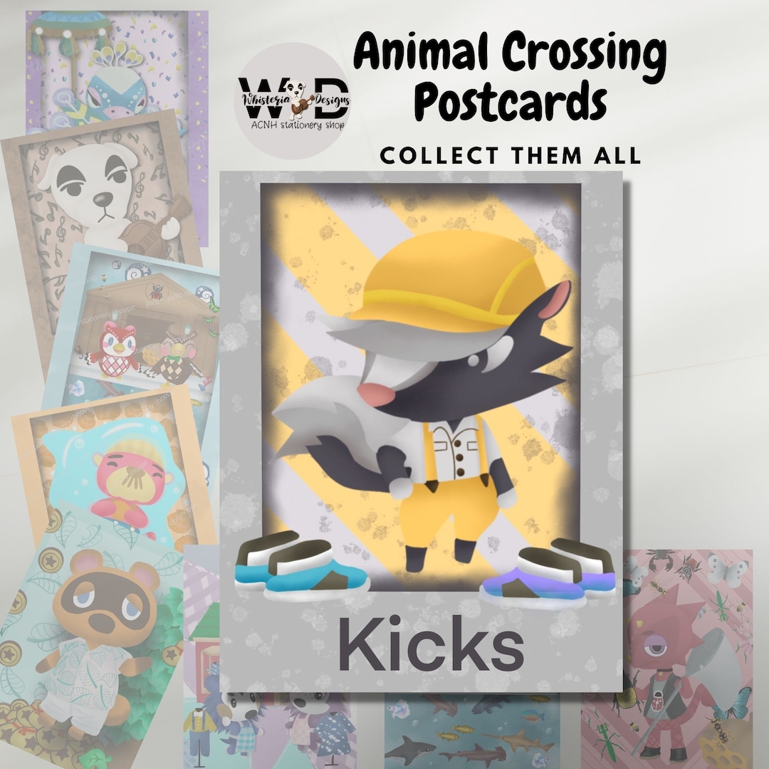 Kicks, Animal Crossing, Postcards, Fan Art, Stationery, Prints ...