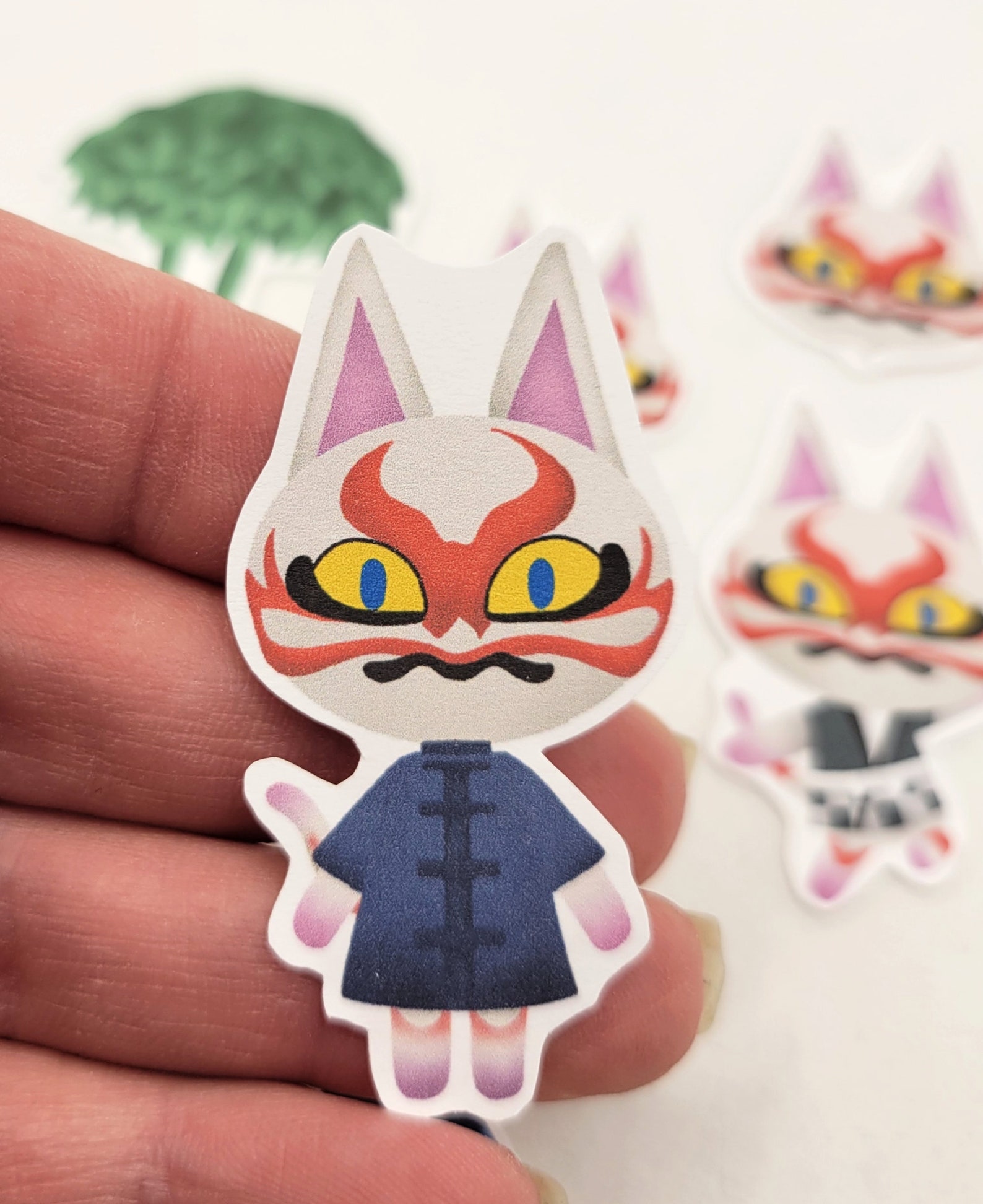Kabuki ACNH Die Cut Sticker Packs Scrapbook Stickers - Etsy