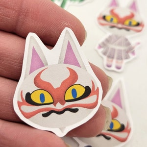 Kabuki, ACNH, Die Cut Sticker Packs, Scrapbook Stickers, Switch ...