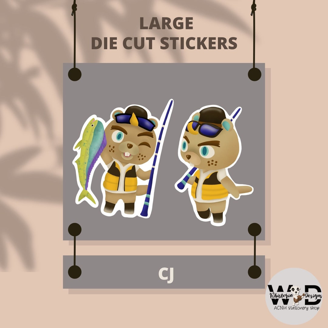 CJ, Animal Crossing Stickers, Die Cut Stickers, Laptop Stickers, Switch ...