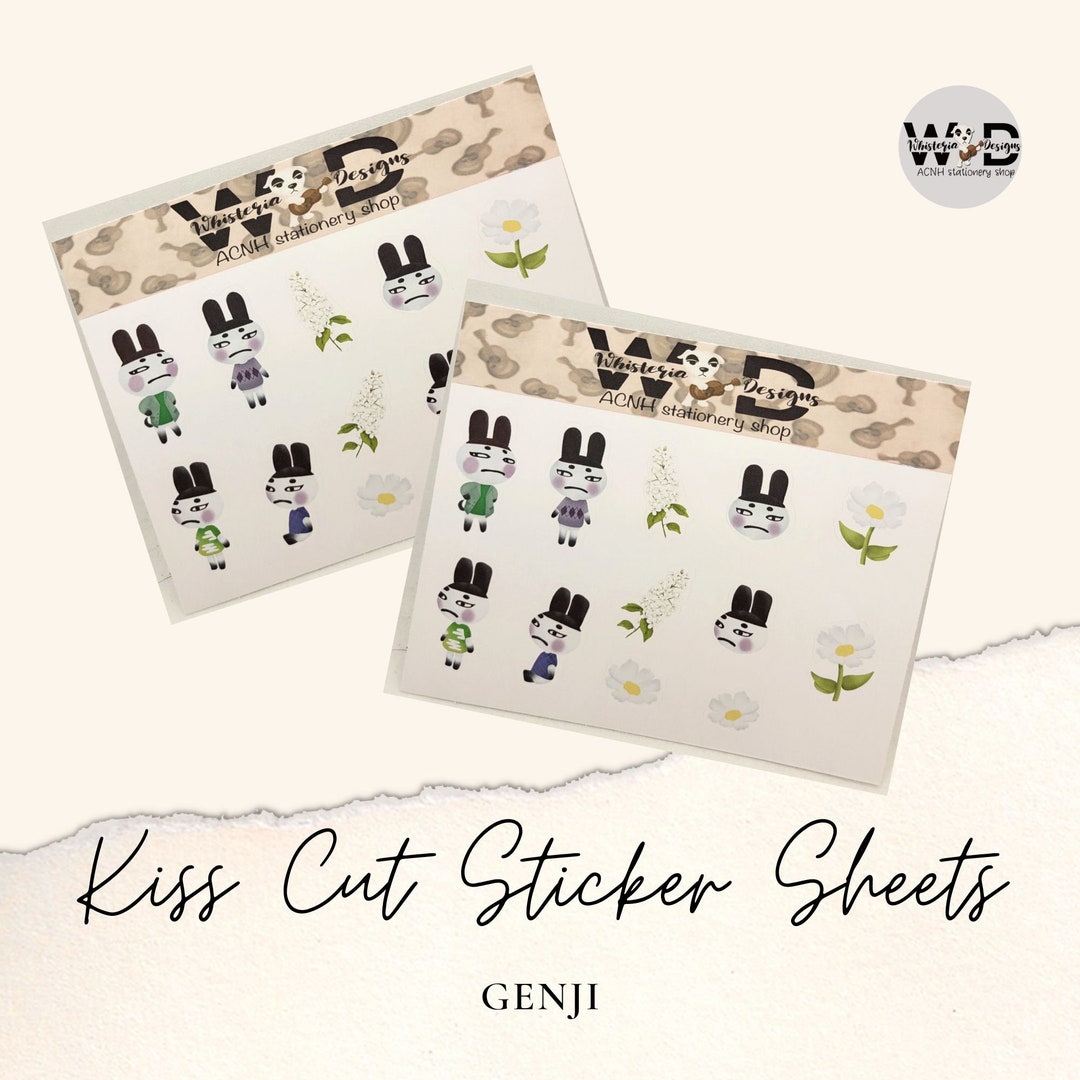 Genji, Animal Crossing, Kiss Cut, Sticker Sheets, Planner Stickers ...