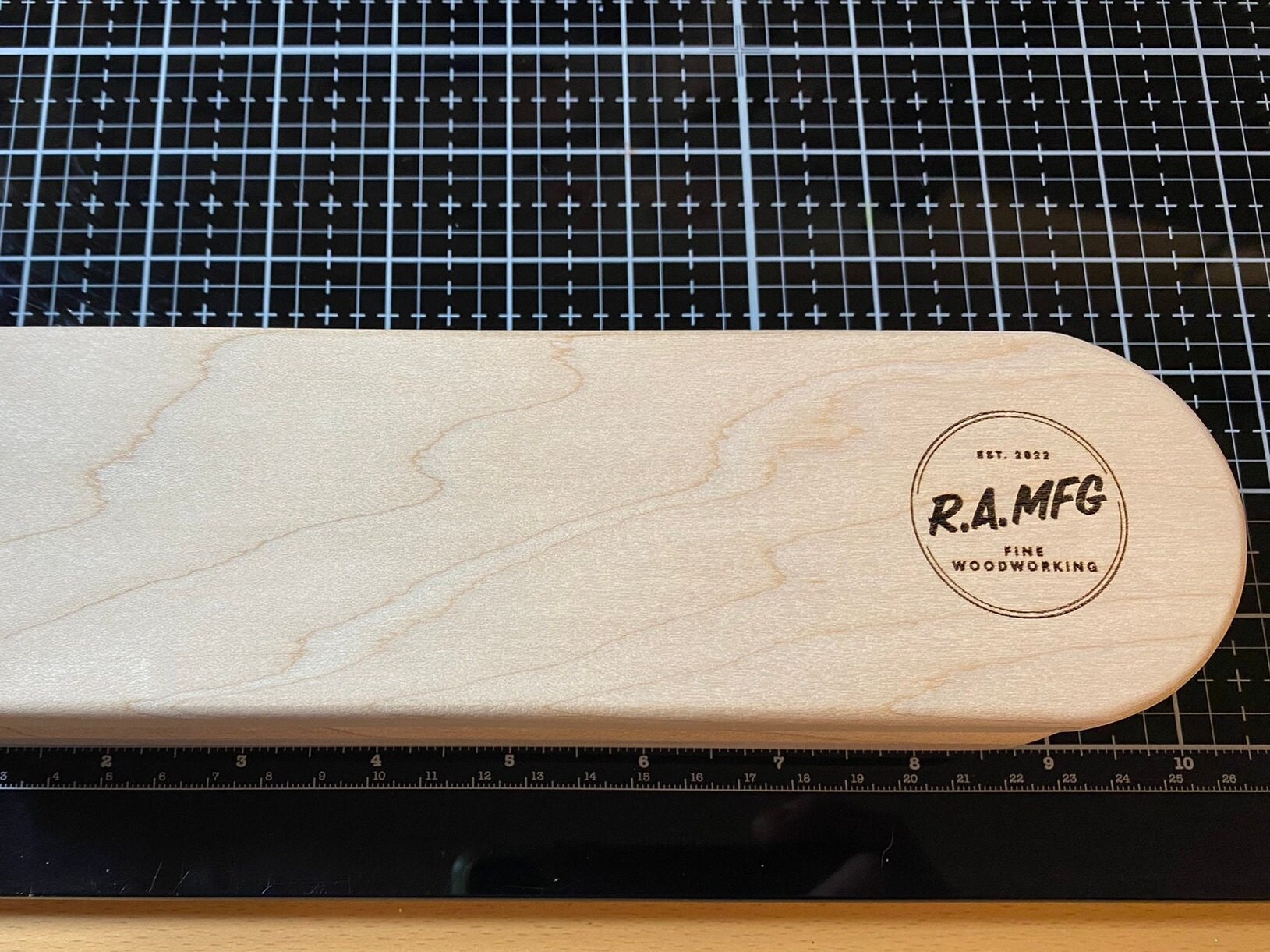 Solid Maple 9.5 Inch Tailor's Clapper Quilting Clapper Smooth Finished ...