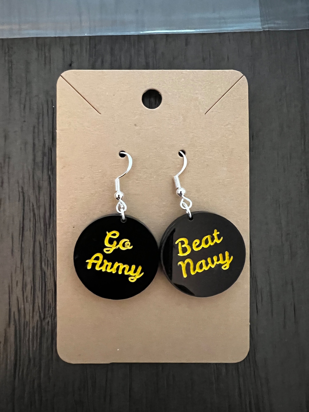 Go Army! Beat Navy Earrings - Etsy