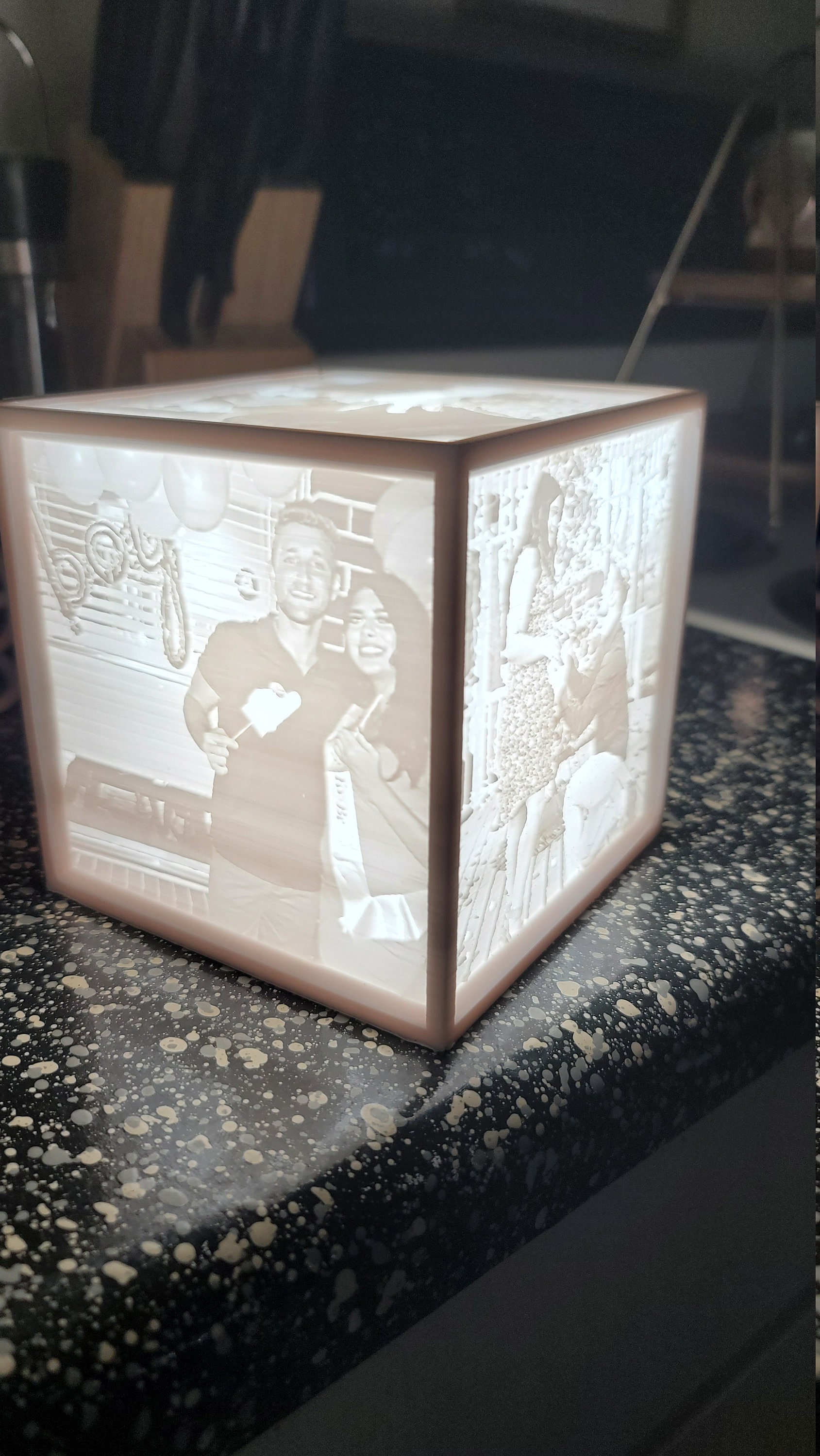Large Color Changing Picture Box Night Light Valentine Lithophane - Etsy