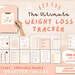 Weight Loss Tracker, Journal & Planner. PRINTABLE PDF. Daily, Weekly ...