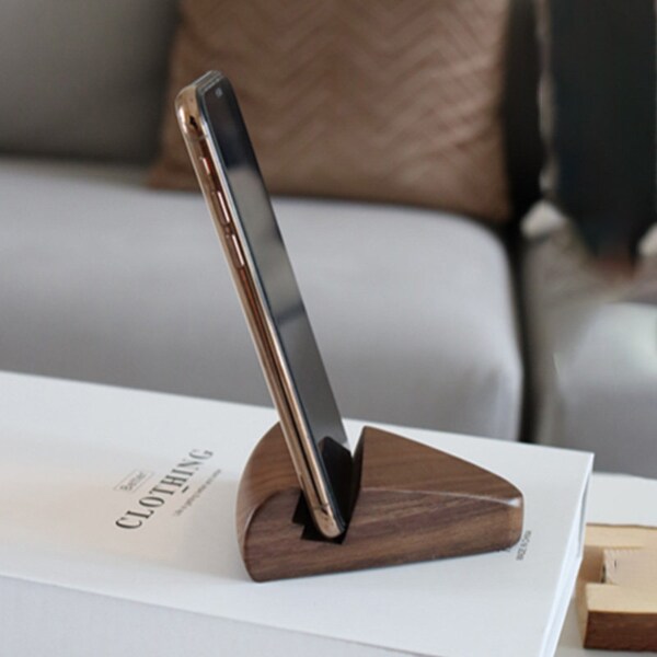 Wood Phone Holder - Etsy