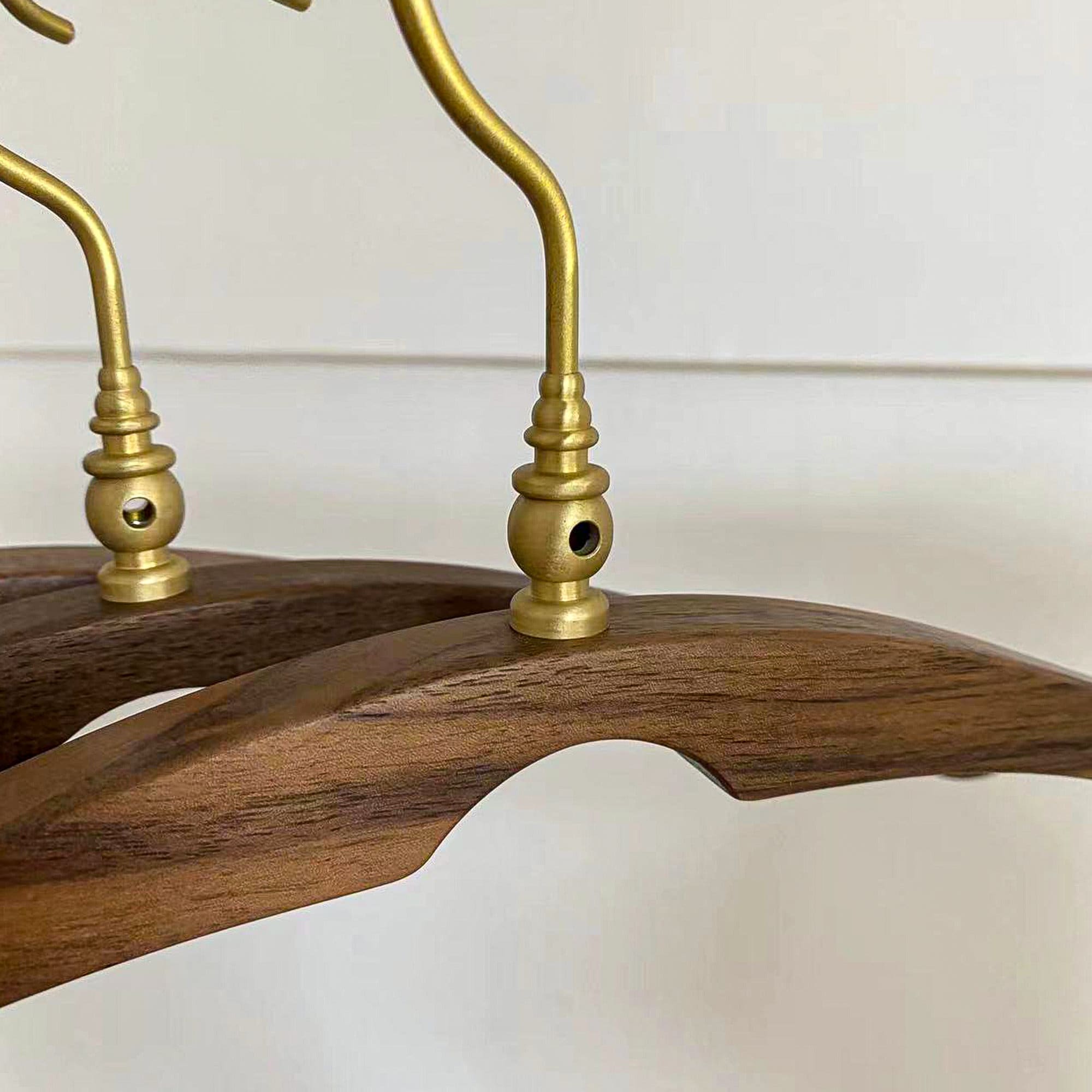 Black Walnut Wood Hanger, Elegant and Stylish Clothes Hanger, Wooden ...