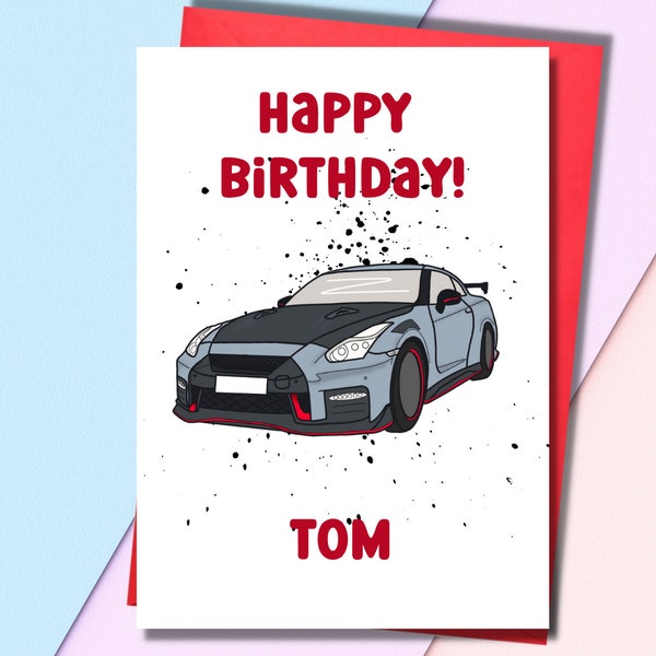 Gtr Birthday Card - Etsy