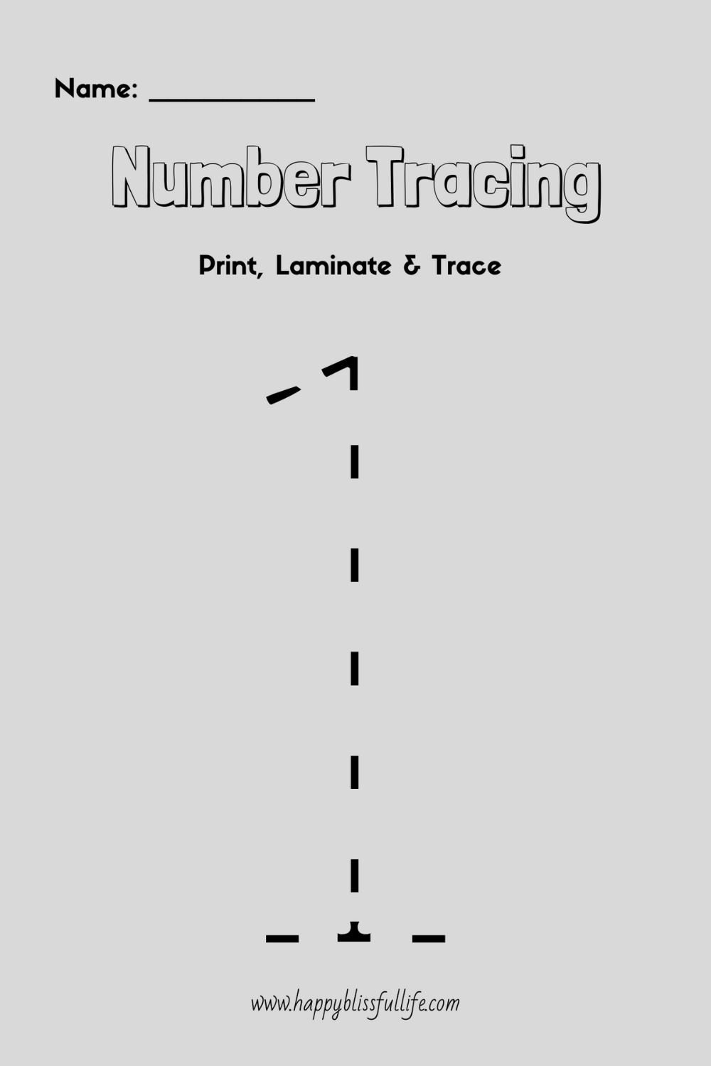 Number Tracing, Number Practice, Handwriting Practice, Kindergarten ...