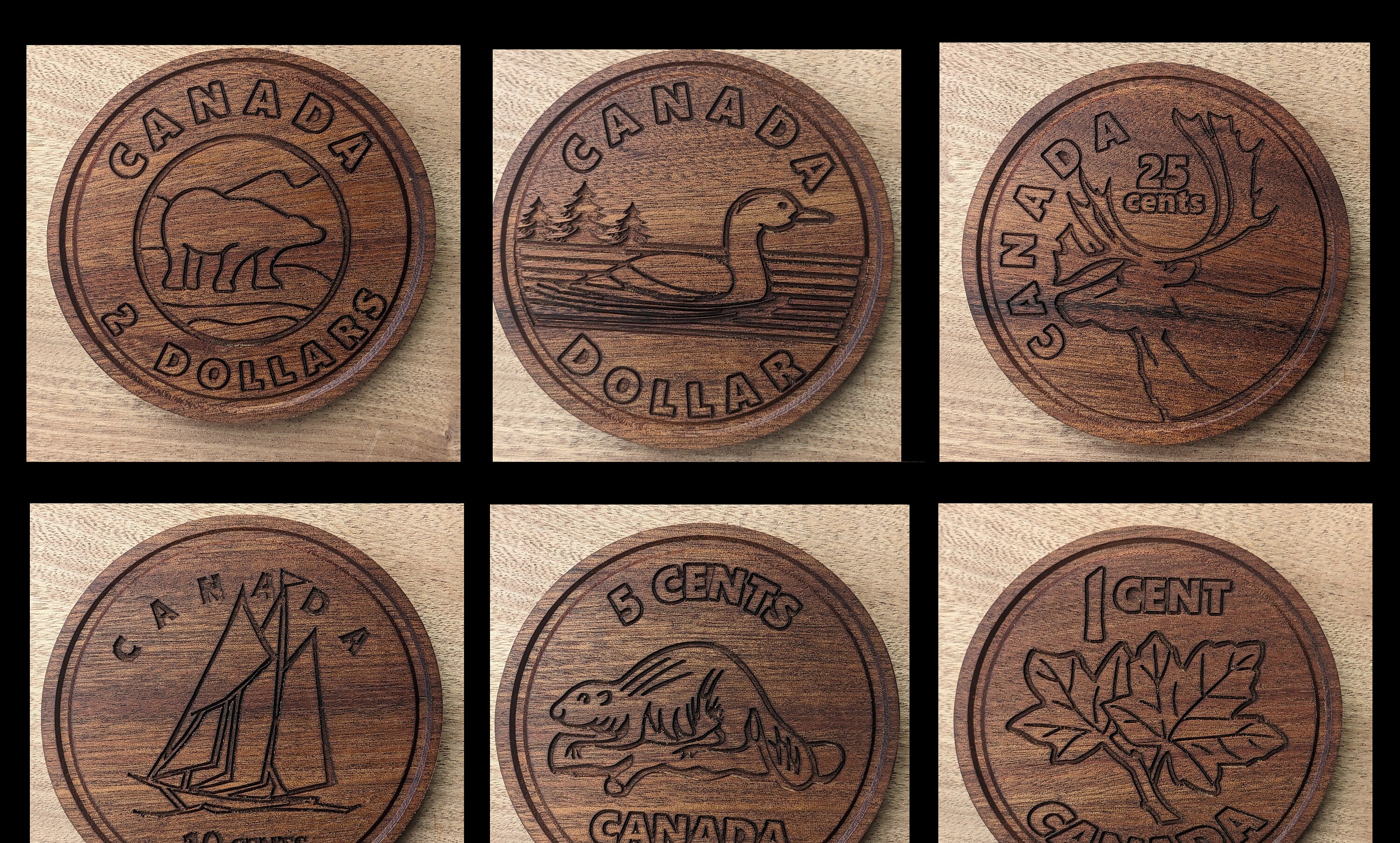 Canadian Quarter Clip Art