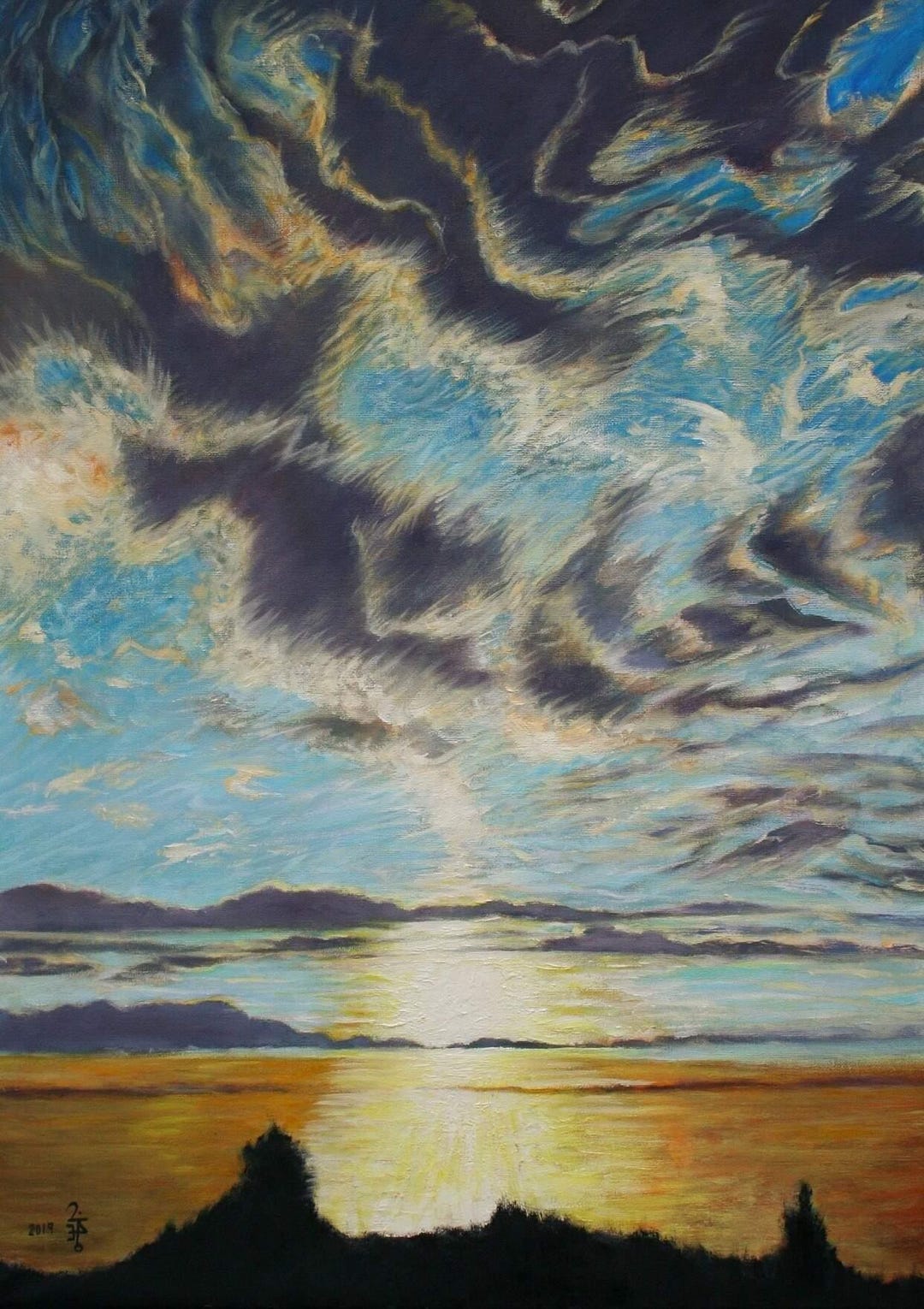 Alive Art Mystique Collectible Paintings Oil on Canvas Hand Painted ...