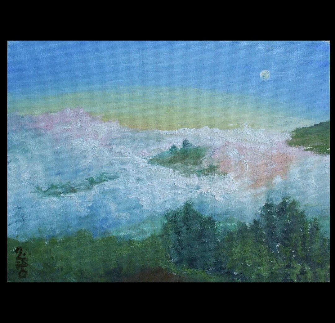 Alive Art Mystique Collectible Paintings Oil on Hardboard Wallart Hand ...