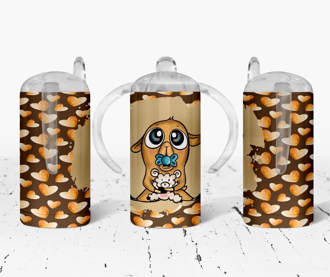 Lama Sippy Cup! 12 Oz Sippy Cup Stainless Steel With Two Lids! - Etsy