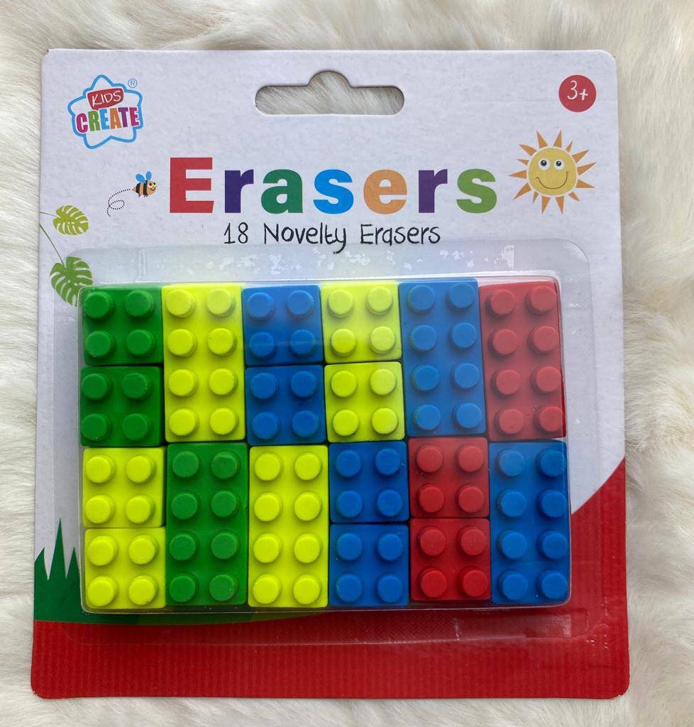 18 Bricks Erasers - Etsy