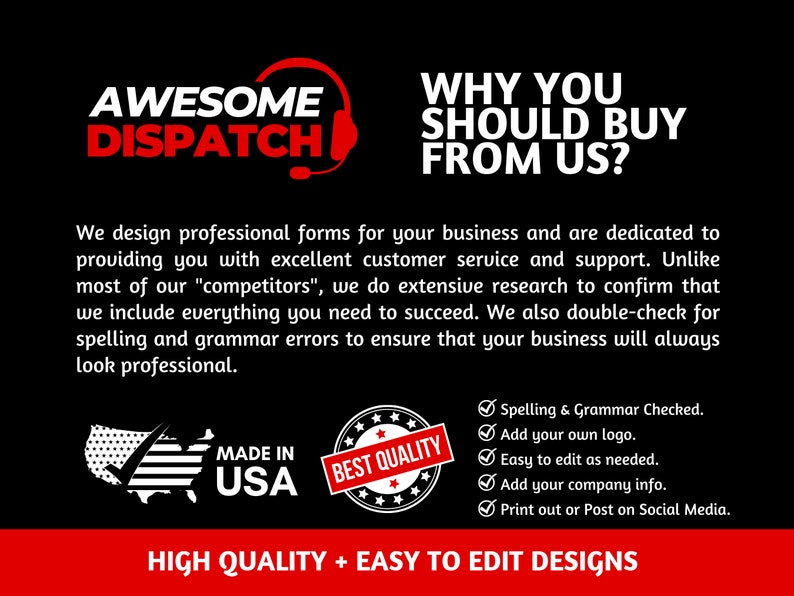 Freight Dispatcher Branding Template Pack for Your Truck Dispatching ...