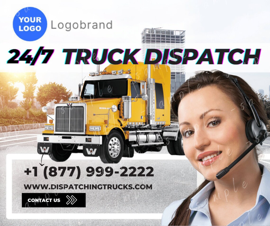 DIY Freight Dispatcher Canva Flyer Template - Etsy