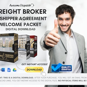 Freight Broker & Shipper Agreement - Gold Packet Updated for 2024 - Etsy