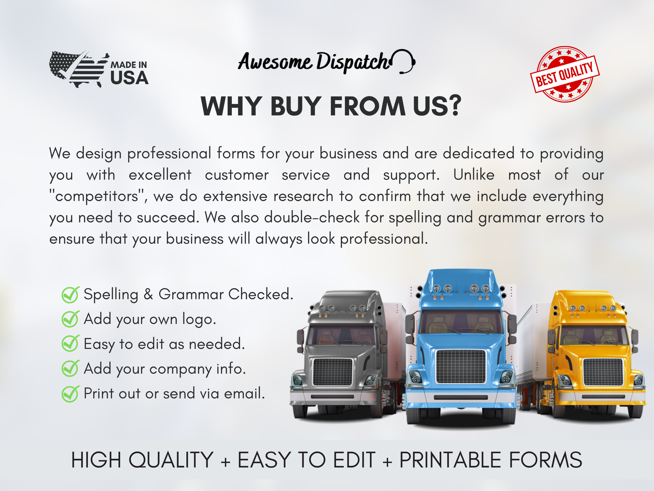 Freight Dispatcher Flyer, Promote Your Truck Dispatcher Services With ...