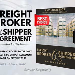 Freight Broker & Shipper Agreement - Gold Packet Updated for 2024 - Etsy